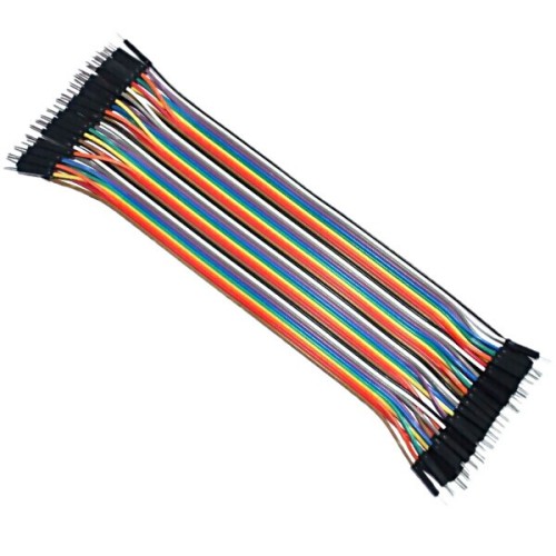 Cable Macho Macho 40 x 1 pin 20cm Male - Male Jumper Cables for Arduino ...
