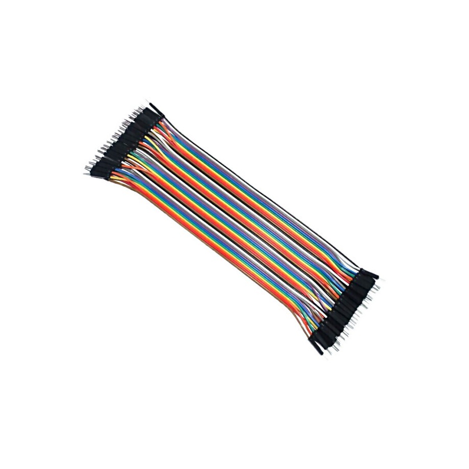Cable Macho Macho 40 x 1 pin 20cm Male - Male Jumper Cables for Arduino ...