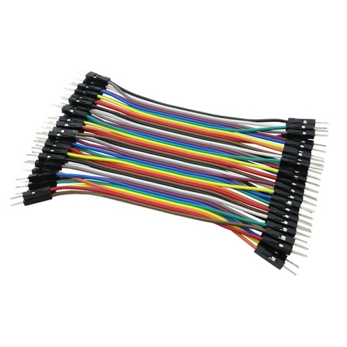 Cable Macho Macho 40 x 1 pin 10cm Male - Male Jumper Cables Arduino ...