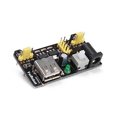 Módulo alimentación 3,3V-5V para Breadboard MB102 - La Tienda del Tecnófilo